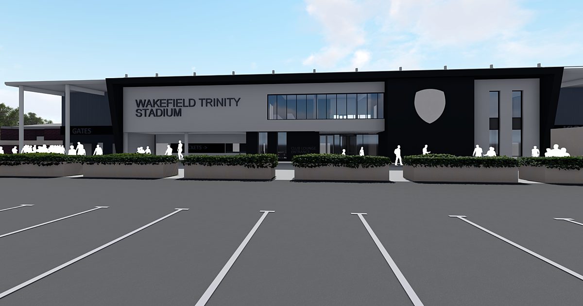 AFL Architects | Plans Submitted for Wakefield Trinity Stadium…