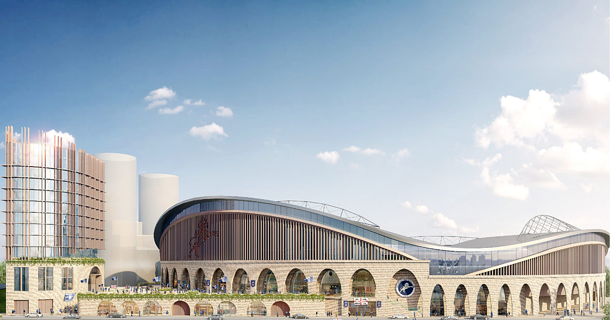 AFL Architects | Redevelopment of Millwall FC Stadium at the heart of…