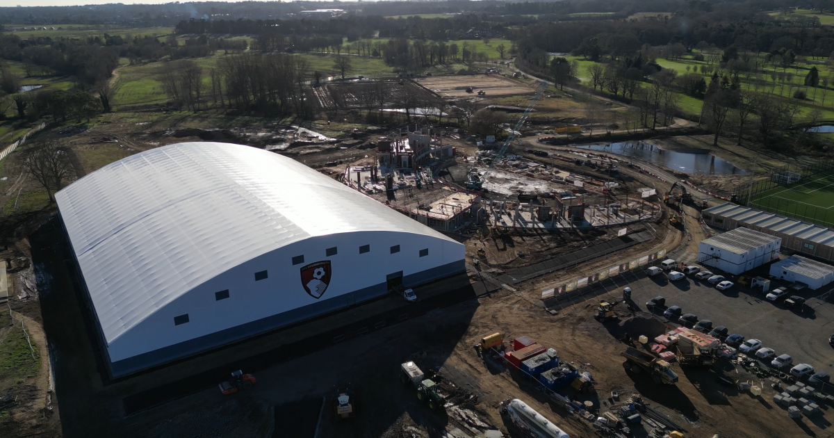 AFL Architects | Work Continues on AFC Bournemouth's New Training…
